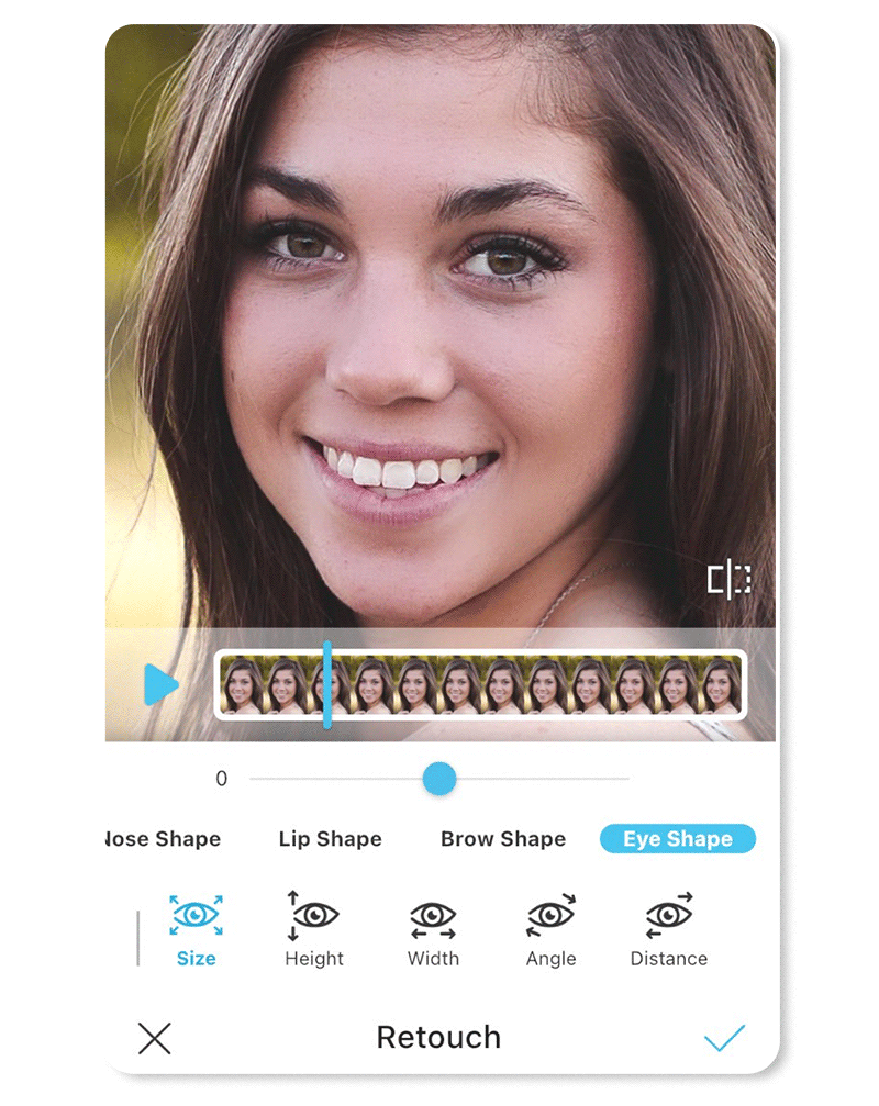 How To Change Eye shapes With A Video Editor App (Without Surgery ...