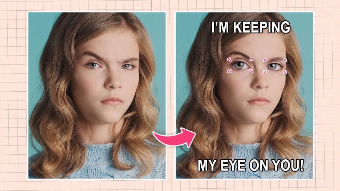How To Make Eyes Look Bigger In Photos Best Eye Editor App PERFECT