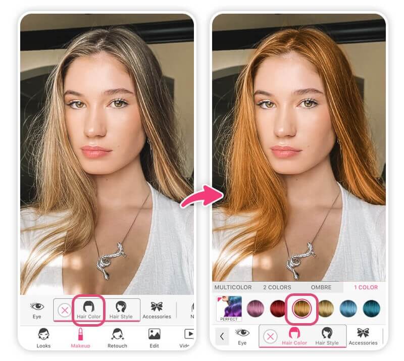 ¿Cómo saber si el pelo rojo me queda bien? Pruébalo ahora