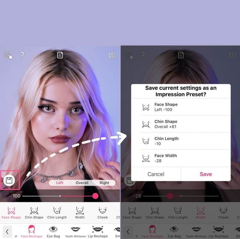 Come Snellire il Viso: App per Modificare Foto Viso Gratis | PERFECT