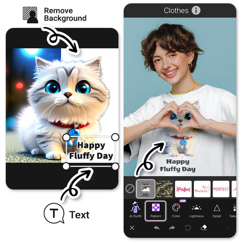 Best Free Pet Photo Editing App for Cat International Day | PERFECT