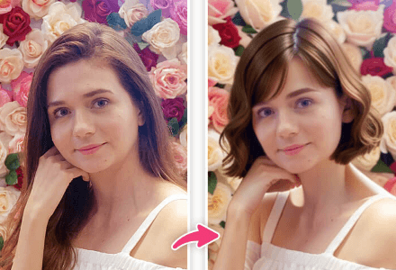 Short Hair Filter: Try Online for Free | YouCam Online Editor