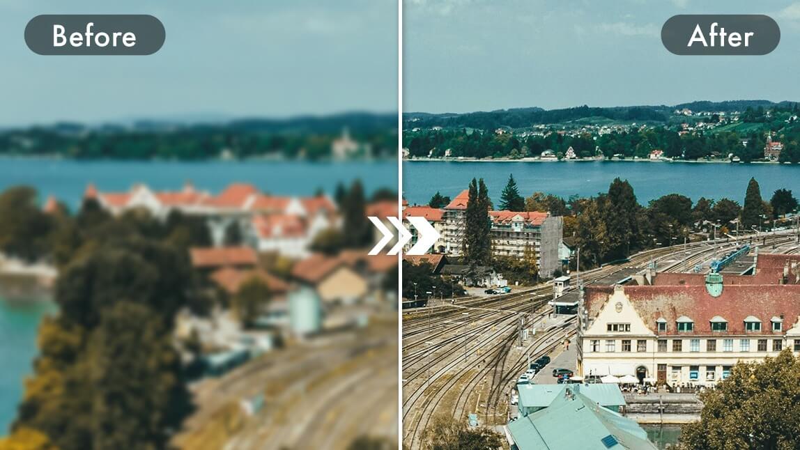 How to Enhance Blurry Photos Online with AI? | YouCam Online Editor