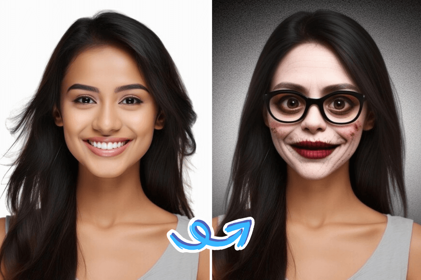 Free Funny Face Filters - How to Use, What, Why | YouCam Online Editor