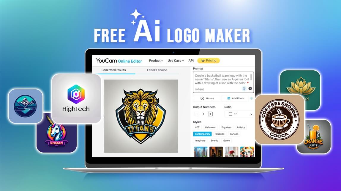 Free Logo Maker: Design or Inspire Your Next Logos in Minutes | YouCam ...