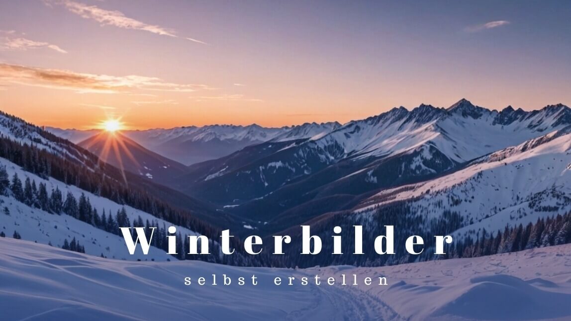 Schöne Winterbilder erstellen: Frostig, romantisch & kostenlos | YouCam Online Editor