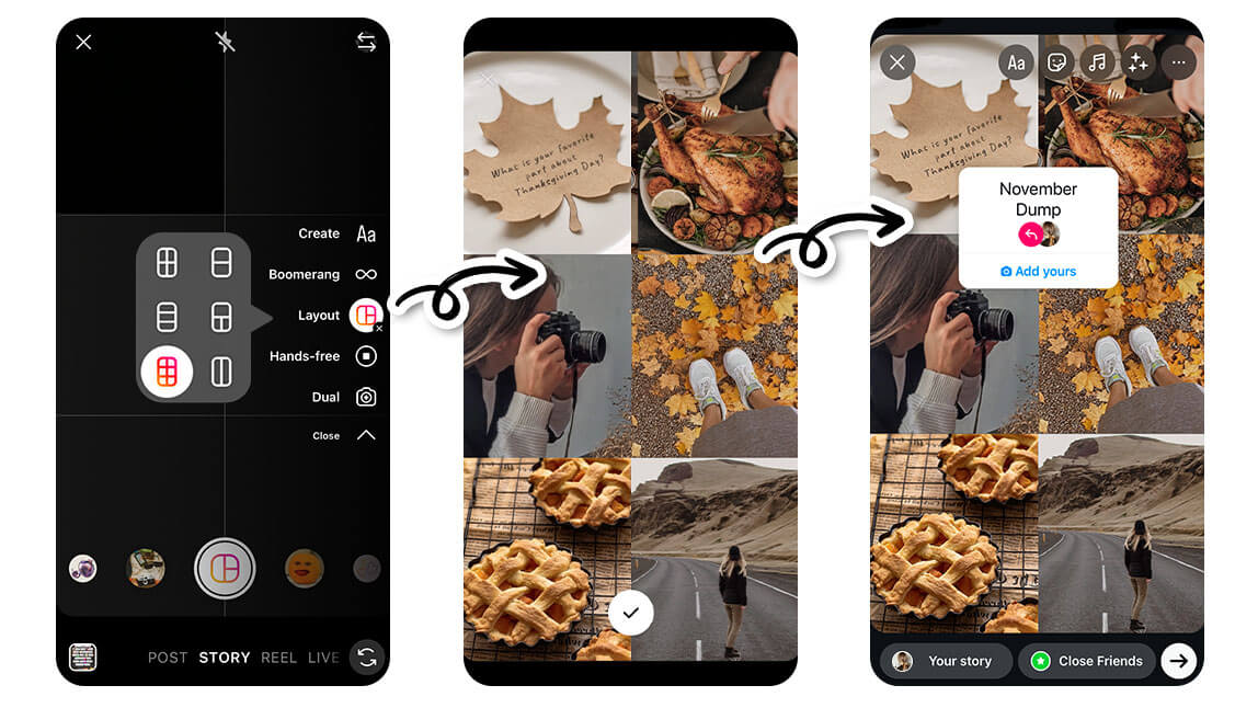 November Dump: How to Make November So Far Instagram Stories | PERFECT