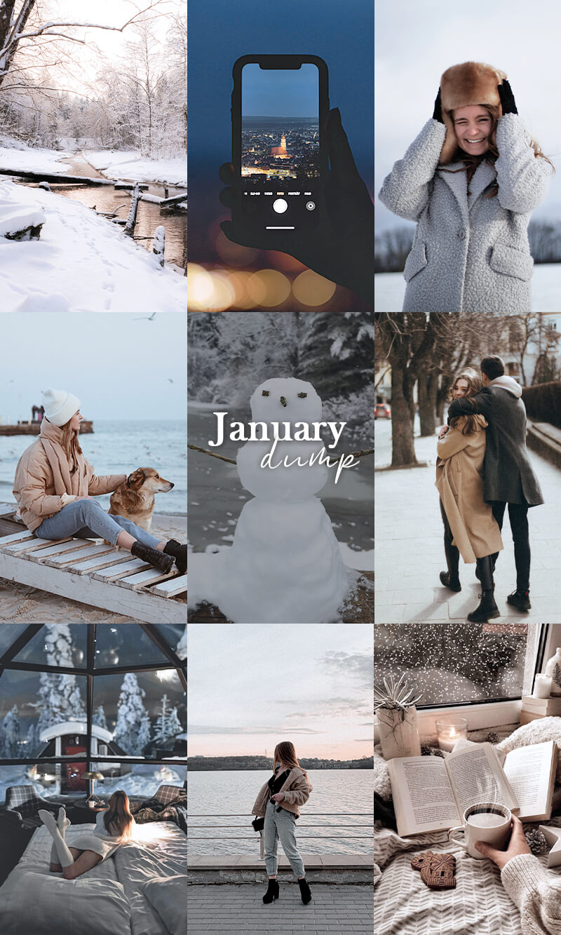 January Dump: How to Make January So Far Instagram Stories | PERFECT