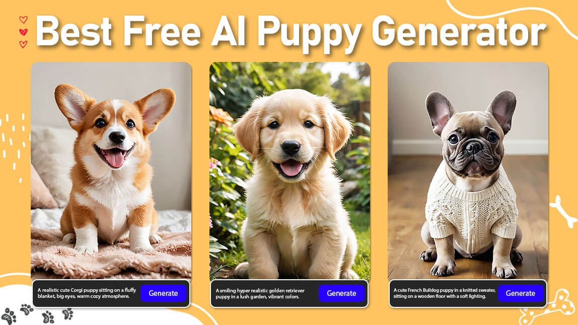 FREE AI Puppy Generator: Create Your Furry Friends Easily Online ...