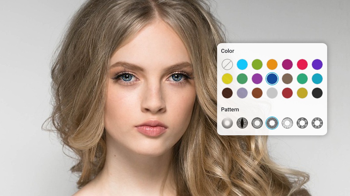 Online Eye Color Filters: Try Colored Contacts For Free | YouCam Online ...