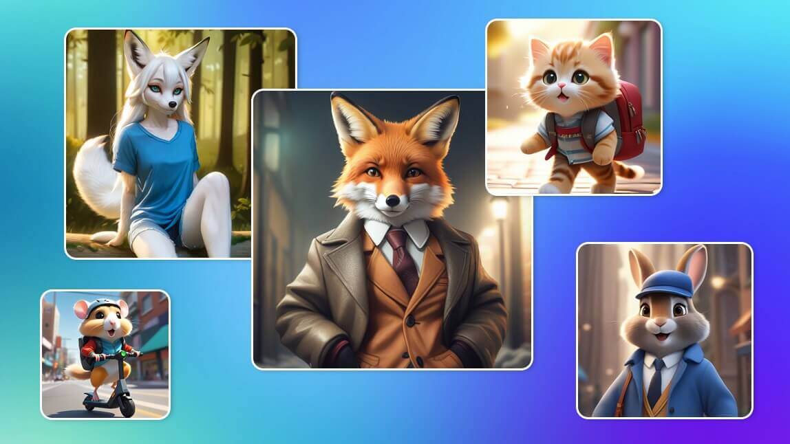 AI Fursona Generator: Create Furry AI Art from Text Online | YouCam ...