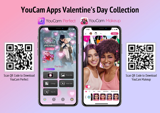 YouCam Apps launchen exklusive Valentinstagskollektion, mit der Sie Ihre Liebe digital ...