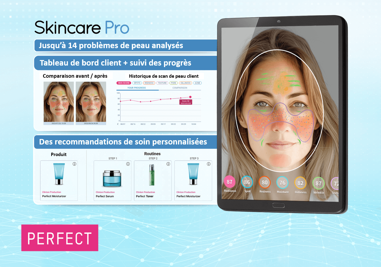 Le diagnostic de peau “Skincare Pro” de Perfect Corp. est désormais ...