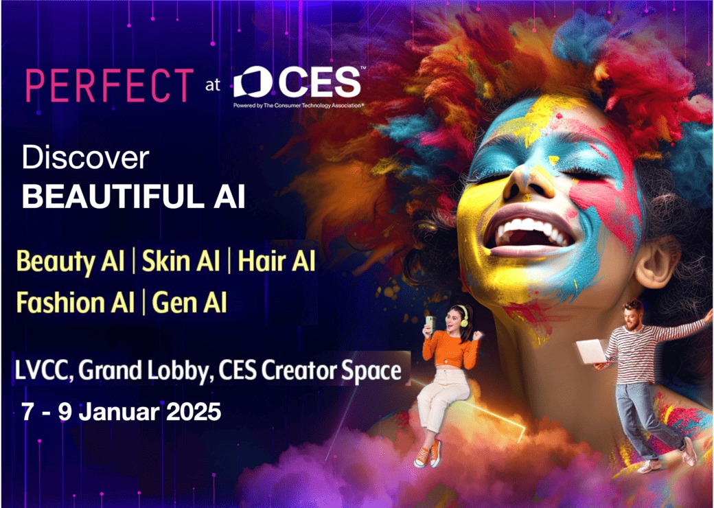 Perfect Corp. auf der CES 2025: Generative KI Innovationen für B2B und B2C | PERFECT