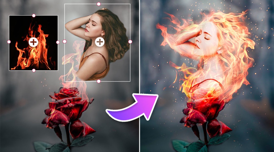 How To Add A Picture To A Picture On IPhone And Android PERFECT