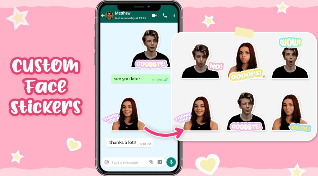 Create Custom Face Stickers for WhatsApp & Instagram | PERFECT
